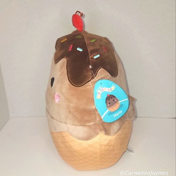 Squishmallows | Toys | Marta Chocolate Ice Cream Sundae Original ...